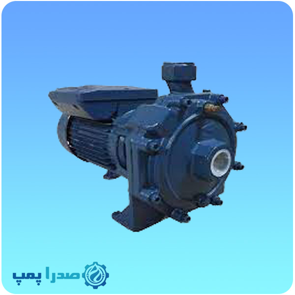 پمپ آب بشقابی دو اسب دو پروانه الکتروژن CBT210 سه فاز - صدرا پمپ